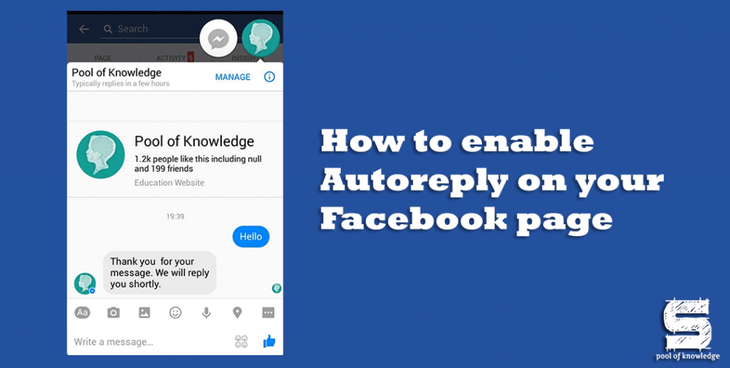 How to enable Autoreply on your Facebook page - InfoPhilic